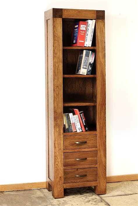 Book Cases Rustic Oak Furniture Rustic Oak Wide Bookcase 312