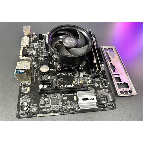 Combo Main Asrock A320 Cpu Amd Ryzen 3 2200g 8gb Ram Heatsink Old Shopee Singapore