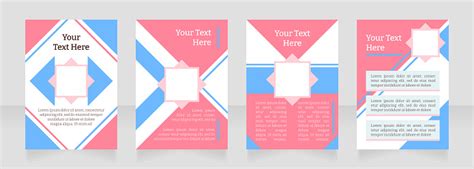 의료 튜토리얼 빈 브로셔 레이아웃 디자인 효과적인 의료 서비스 텍스트에 대한 빈 복사 공간이 있는 세로 포스터 템플릿 집합입니다 미리 만들어진 기업 보고서 수집 편집 가능한