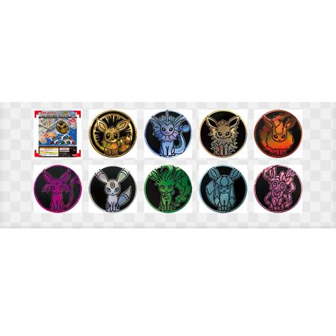 Pokemon Center Eeveelution Coin Shopee Malaysia