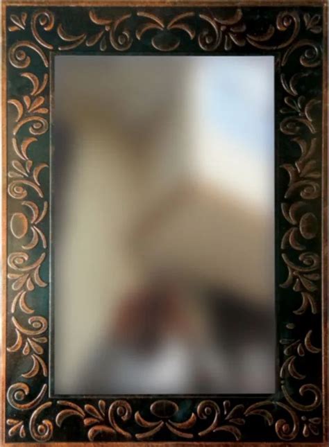 Square Khushi Decors Copper Antique Mirror Thickness 5mm At Rs 700 In