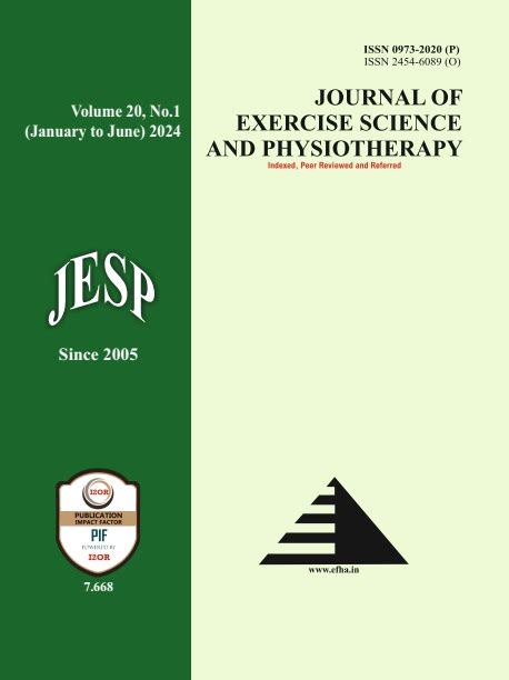 Journal Of Exercise Science And Physiotherapy Vol 20 1 2024 Exercise Fitness And Health