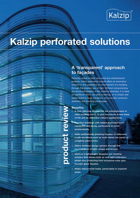 Kalzip® Standing Seam Facade Kalzip Gmbh