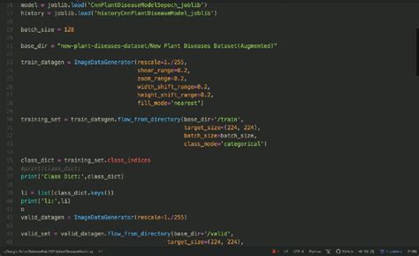 Code To Train The Ml Model For Plant Disease Download Scientific Diagram