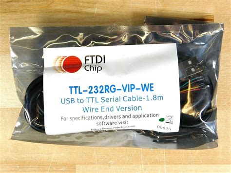 FTDI Cable TTL USB Conv Wire End M TTL RG VIP WE Amazon In Computers Accessories