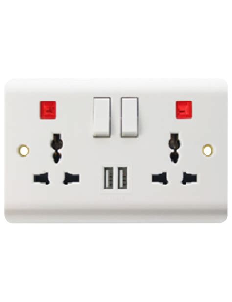USB PIN PLUG SOCKET DOUBLE