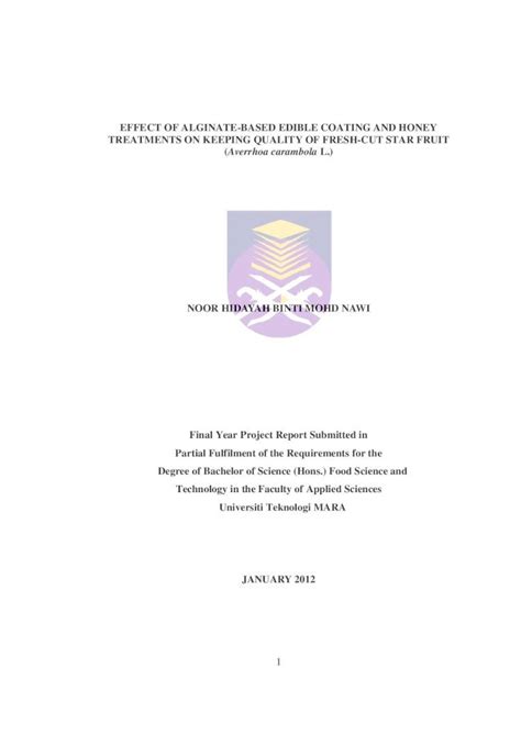 Pdf Alginate Based Edible Coating Starfruit Dokumentips