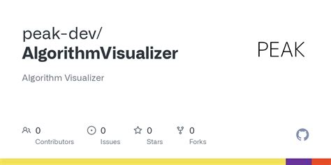 Github Peak Devalgorithmvisualizer Algorithm Visualizer