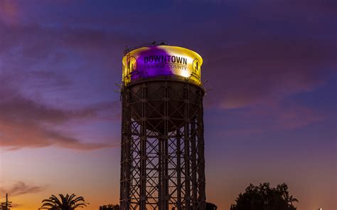 Santa Ana Honors Kobe Bryant Iconic City Water Tower Illuminated In