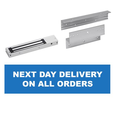 Stp Z And L Bracket And Maglock Bundle Monitored The Door Access Company