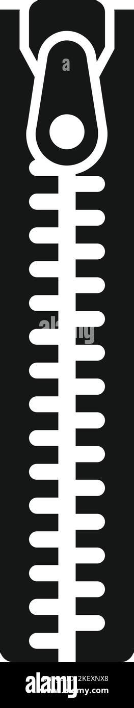 Zipper Icon Simple Vector Wool Knit Thread Ball Stock Vector Image