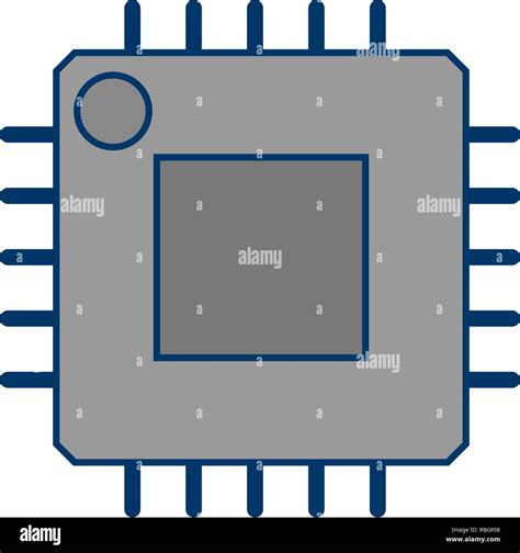 Vector Processor Icon Stock Vector Image Art Alamy