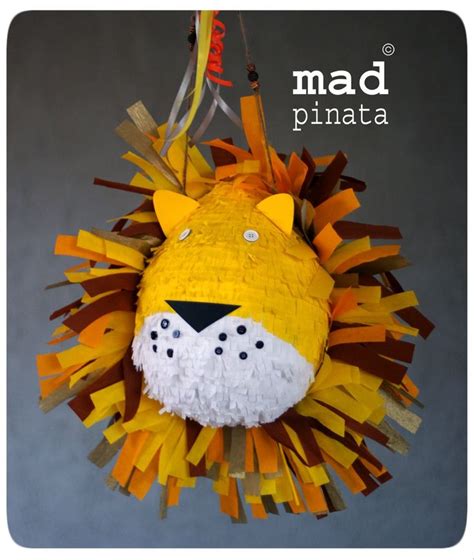 Lion Piñata Lion King Birthday Pinata Lion Birthday Party Lion