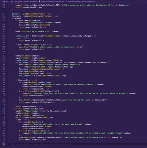 Istio Operator Will Never Delete Finalizer If It Fails To On The Initial Reconciler Attempt