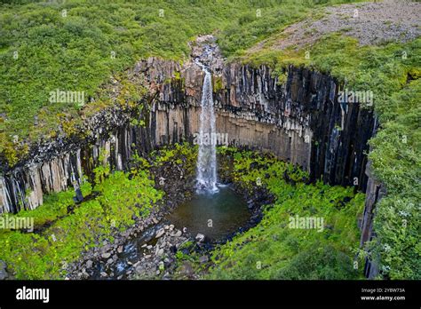 Iceland Sudurland Region Skaftafell National Park Aerial View Of
