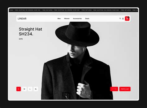 Fashion E Commerce Header Behance