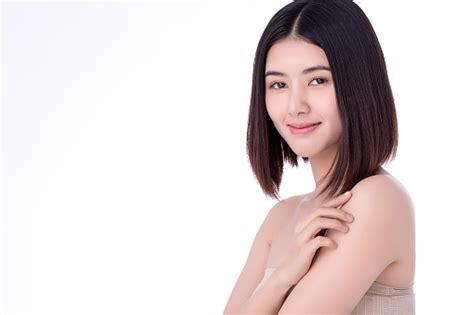 Potret Cantik Wanita Muda Asia Bersih Segar Berkonsep Kulit Telanjang