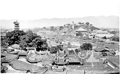 Old Fuzhou China Majority Of The Buildings From The Picture Dont