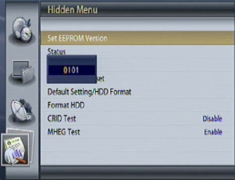 Hidden Menu On Freesat