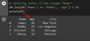 Update Column Values In Python Pandas Dataframe
