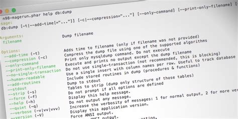 How To Easily Dump Magento Database With N98 Magerun Wojtek Naruniecme