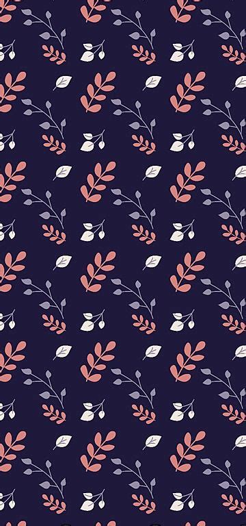 Floral Pattern Drank Mode For Android Wallpaper Background Free