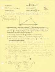 AP Calculus BC Exam Problem Worksheet AP Calculus BC Name B M EXAM