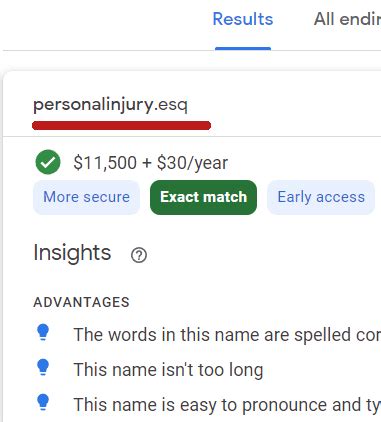 Google Announces New Top Level Domains Including One For Lawyers