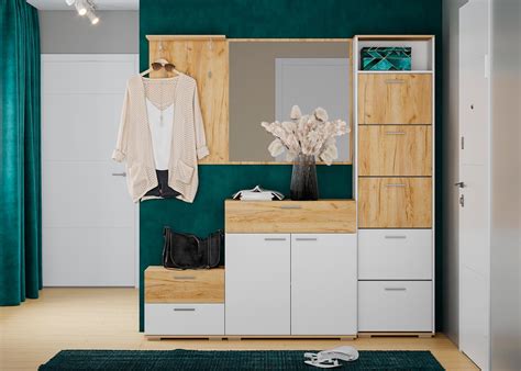 Прихожая «Санти» Дуб Крафт Золотой – купить в магазине Парк Мебели ...