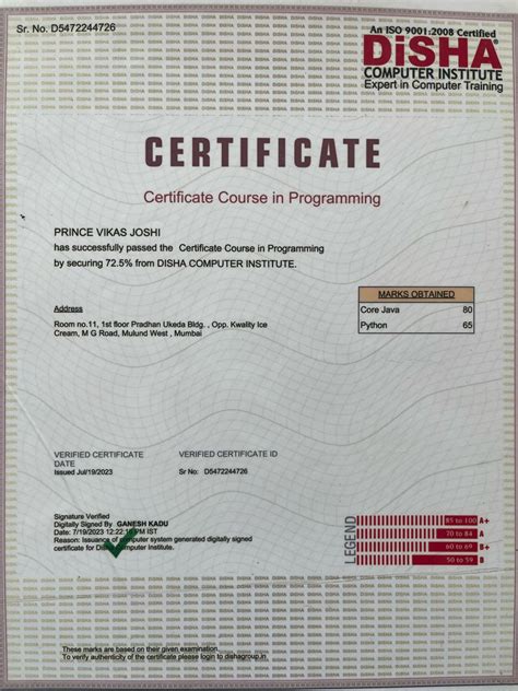 Programming Java Python Certification Dishacomputerinstitute Prince Joshi