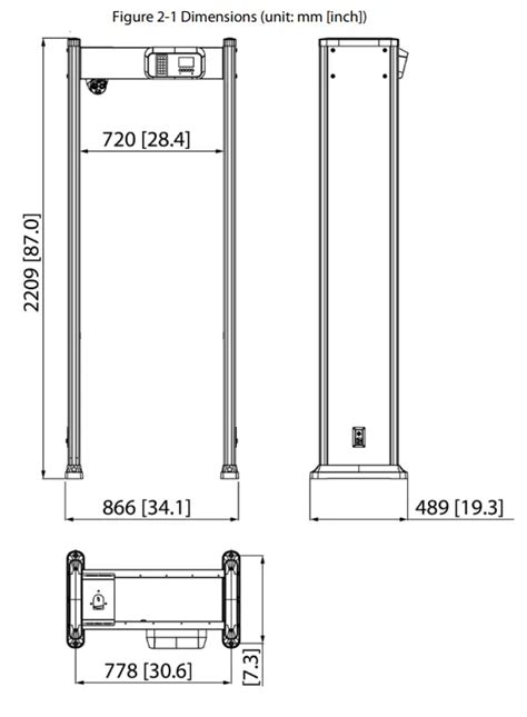 Dahua Isc D118 T Walk Through Metal Detector User Guide