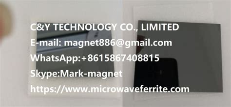 Microwave Ferrite Substrate Size And Thickness Mark Zhang Posted On The Topic Linkedin