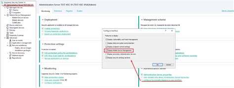Kaspersky Security Center 14 Error Synchronizing Mobiles To The