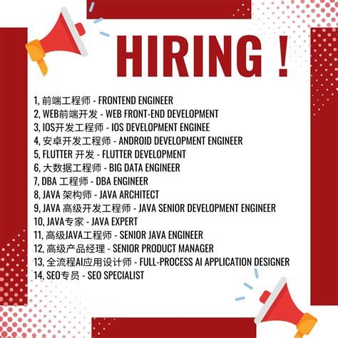 We Are Hiring 1 前端工程师 Frontend Engineer 2 Web前端开发 Web Front End Dung Lê