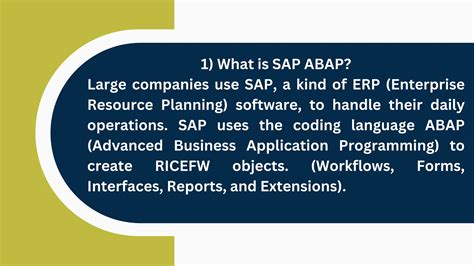 sap abap interview question answer online training ppt