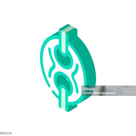 부풀어 오른 마리너 체인 아이소메트릭 아이콘 벡터 일러스트 레이 션 0명에 대한 스톡 벡터 아트 및 기타 이미지 0명 강철