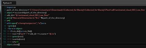 Animated Vdb´s Help Needed With Script Editor Samples And Examples