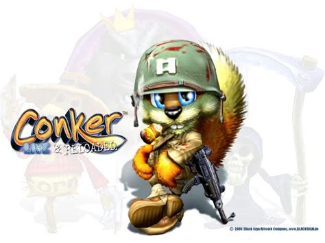 Conker Live And Reloaded Espacios Artísticos Arte De Videojuegos