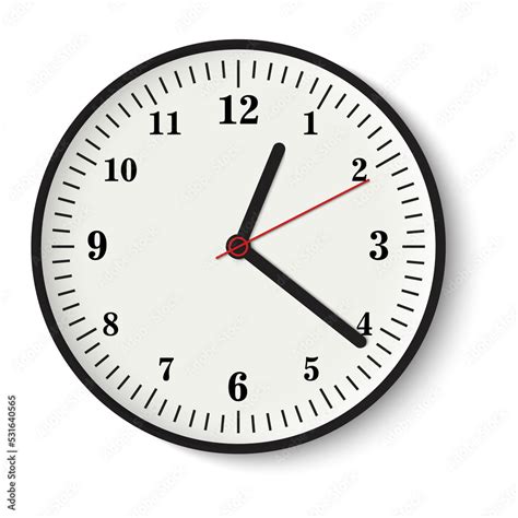 Circle Time Clock Png File For Decorate Stock Illustration Adobe Stock