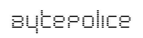 Byte Police Font
