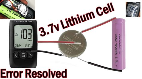 Care Sens N Glucometer Error Problem How To Make Rechargeable Glucometer 37v Lithium Cell