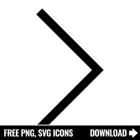 Free Right Arrow PNG SVG Icon