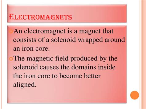 Electromagnets Uses Everyday Life