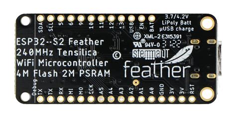 Feather Esp32 S2 Moduł Wifi Gpio Compatible With Arduino