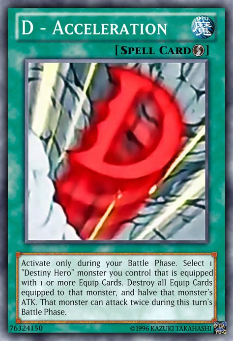 D Acceleration Yu Gi Oh Custom Card 2 By The Kc Express On Deviantart