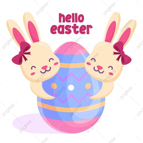 토끼 부활절 배너 Png 일러스트 Psd 및 클립 아트에 대한 무료 다운로드 Pngtree