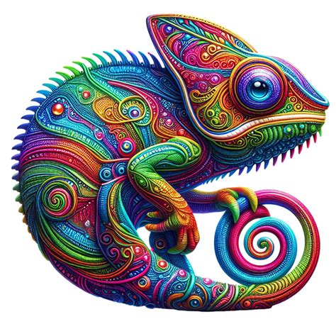 Download Ai Generated Chameleon Colorful Royalty Free Stock Illustration Image Pixabay