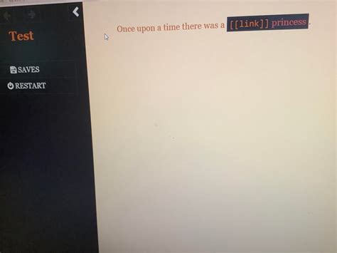 please help how do i get the [[link]] to disappear and just show the word option how do i make