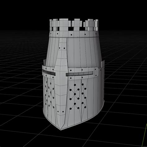 Crusader Helmet Finished Projects Blender Artists Community