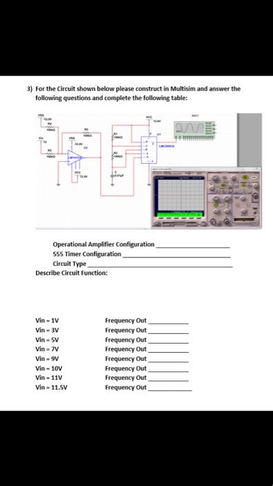 Solved For The Circuit Shown Below Please Construct In Chegg
